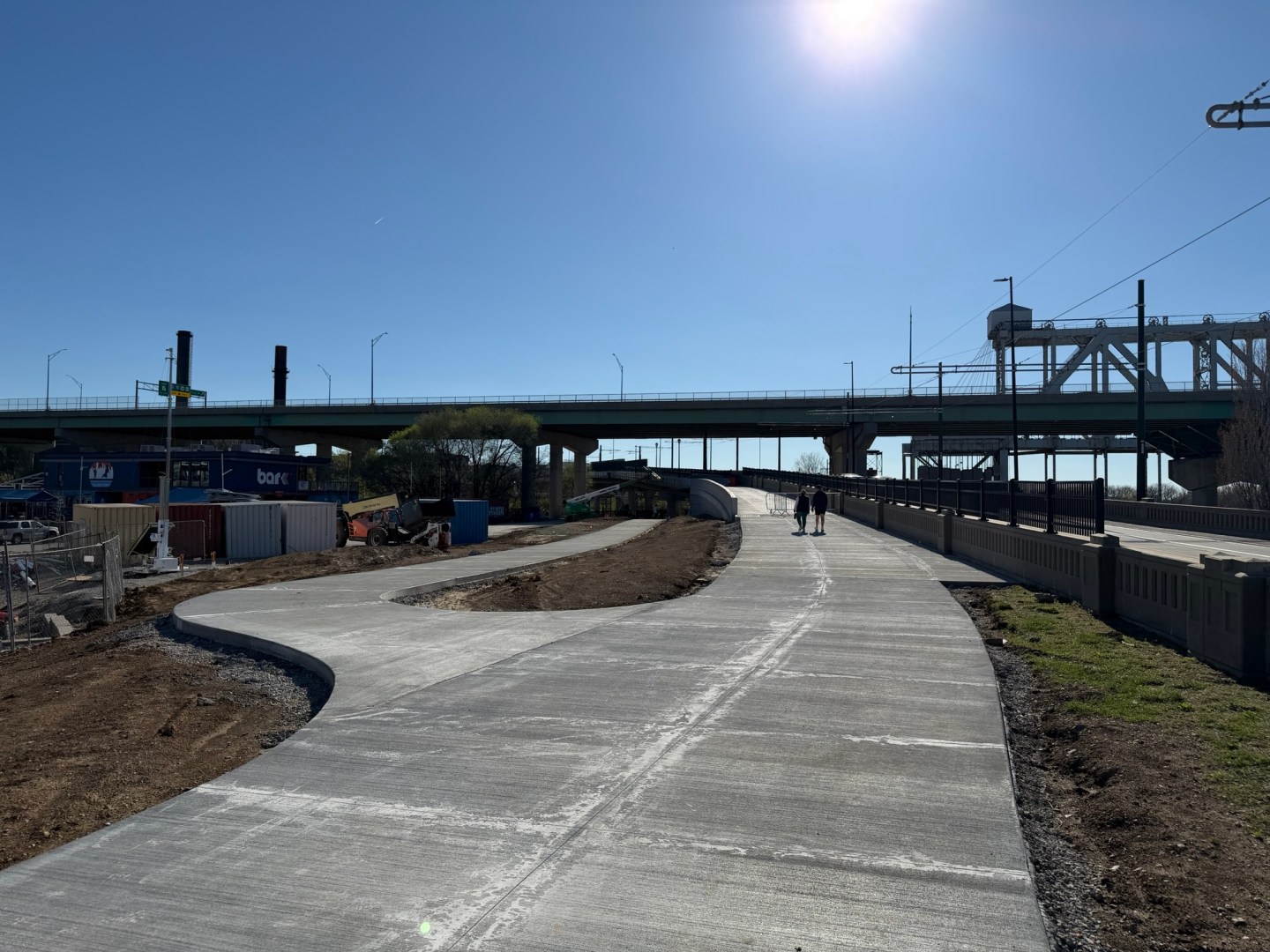 KC Streetcar Riverfront Testing. New Riverfront Pedestrian Bridge ...